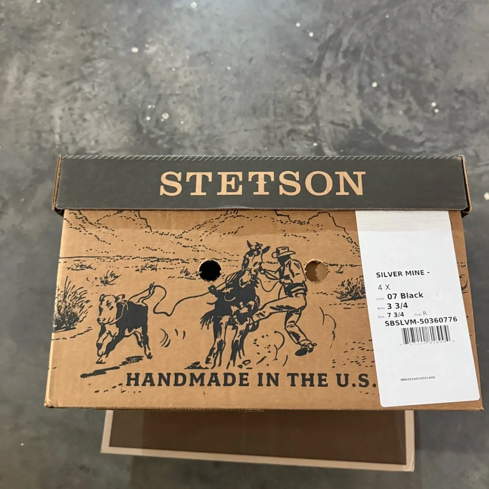Stetson | Accents | Stetson Western Cowboy Hat Box New | Poshmark